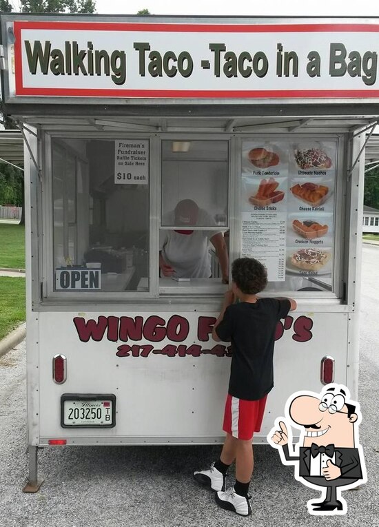 Menu at Wingo Foods restaurant, Divernon