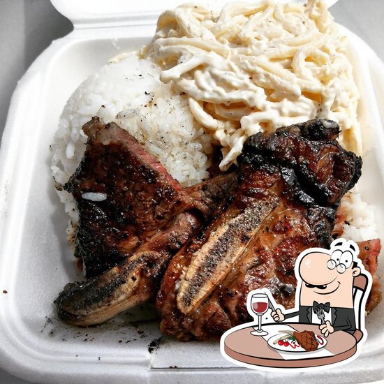 Menu at Kau Kau Grill BBQ, Honolulu, 852 Mapunapuna St
