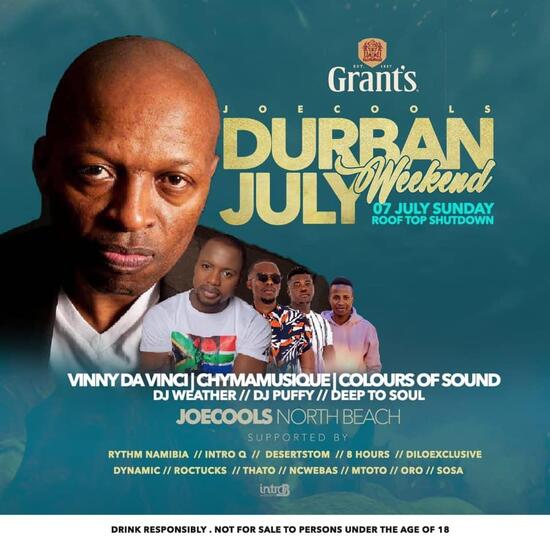 Speisekarte von Joe Cools North Beach Durban restaurant, Durban North