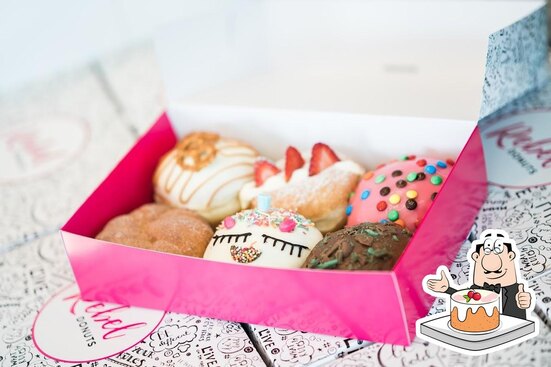 Menu at Rebel Donuts Albury, Albury
