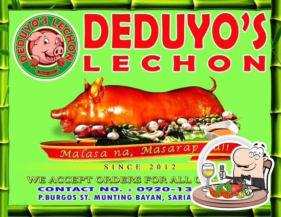 Menu at Deduyo's Lechon restaurant, Sariaya, XG7C+5H4 Deduyo's Lechon ...