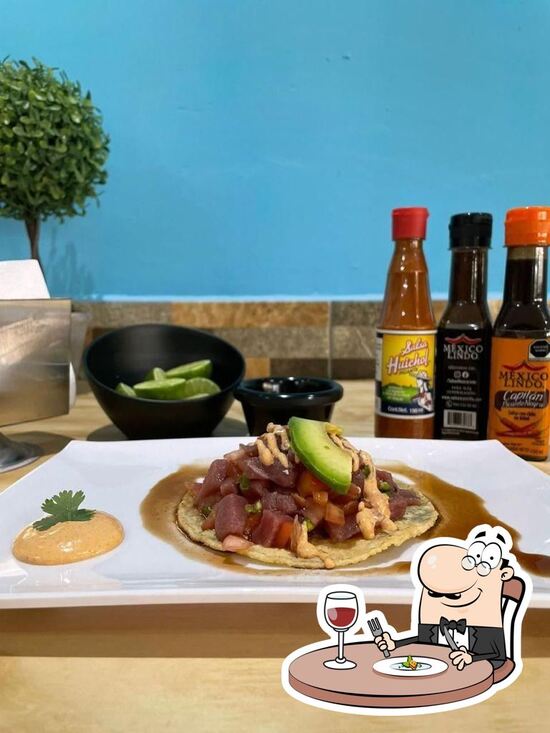 Menu at La Proa Seafood restaurant, Hermosillo