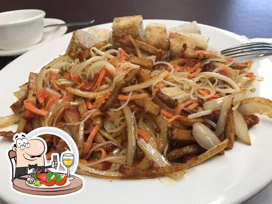 Menu at Noodle Hut restaurant, Dawson Creek