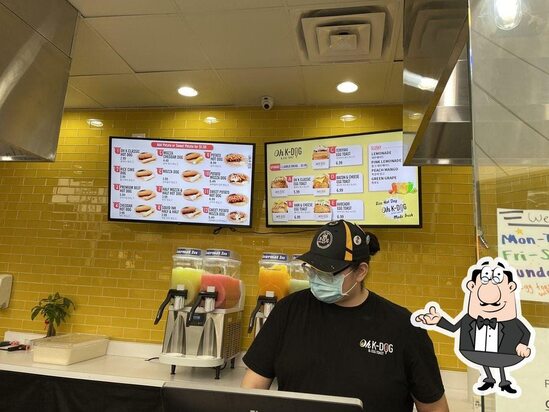 Menu at Oh K-Dog restaurant, Hurst