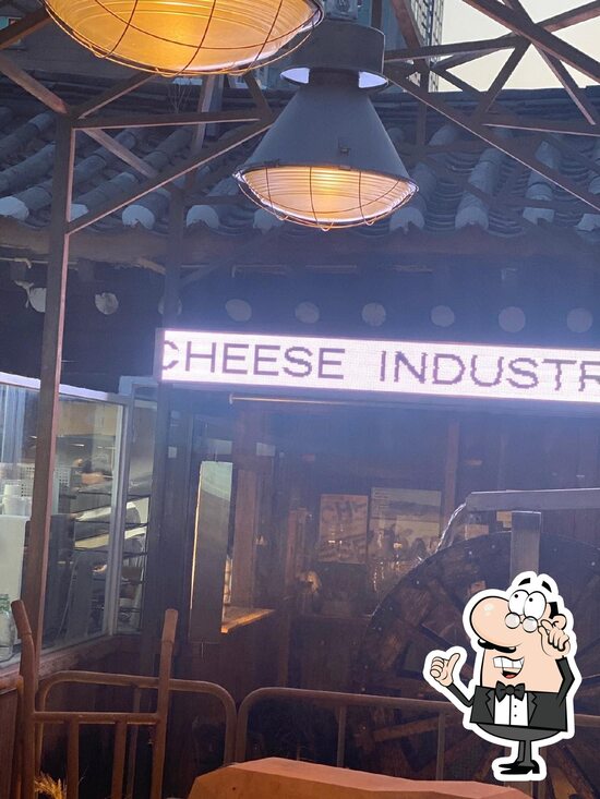 Menu at Cheese Industry cafe, Seoul