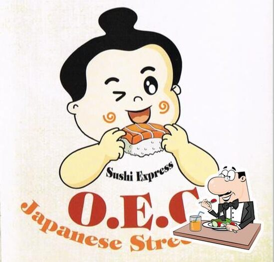 Menu at OEC Japanese Street Food restaurant, Torquay