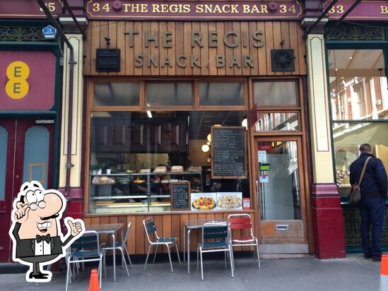 Menu at Regis Snack Bar, London, 34 Leadenhall Market