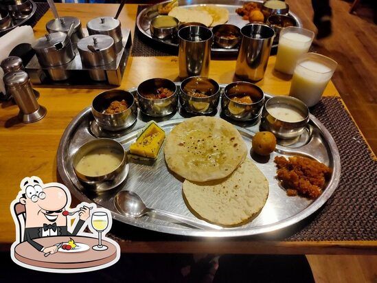 Menu at Kansar thal, Nadiad