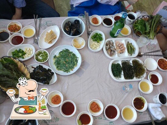 Menu at 바다횟집 restaurant, Busan, 147 Yeonhwa-ri