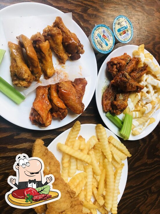 Menu at Super wings burger restaurant, Madison