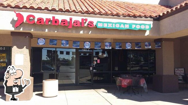 Menu at Carbajal's Mexican Food restaurant, Mesa, E Main St