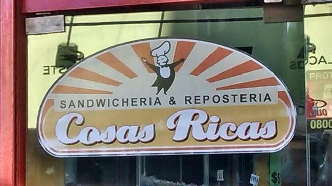 Carta de SANDWICHERIA & REPOSTERIA Cosas Ricas, San Miguel