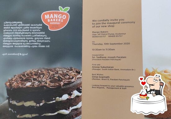 Mango Bakers Kodannur, Thrissur, opposite PETROL PUMB - Restaurant reviews