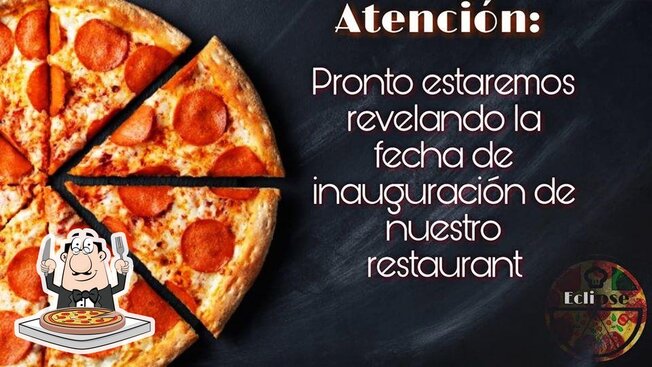 Menu at Pizzería Eclipse, Cuba