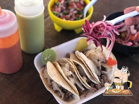 Menu at Taco Factory restaurant, Parral