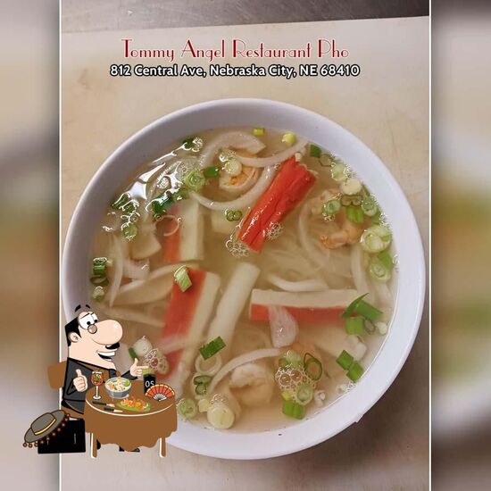 Menu at Tommy Angel Restaurant Pho, Nebraska City