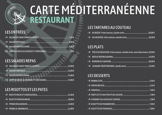 Chez nous restaurant, Annecy - Restaurant menu and reviews