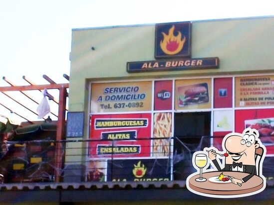 Menu at Ala Burger, Saltillo