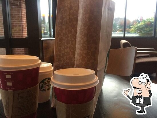 Menu at Starbucks Coffee cafe, Liphook, A3