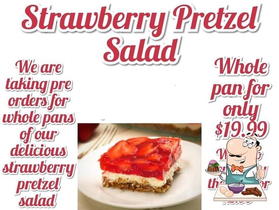 Menu at Grumpy's Pizza pizzeria, Arab