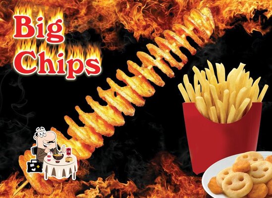 Menu at big chips company, Coimbatore