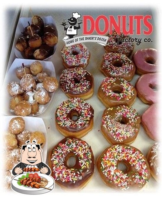Menu at Donut Factory Co. on cafe, Livingston