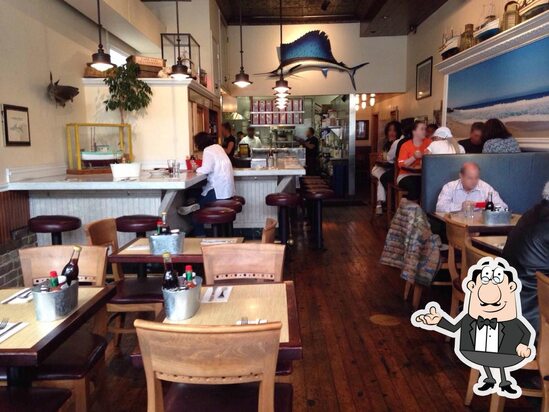 Menu at Woodhouse Fish Co. restaurant, San Francisco, Fillmore St