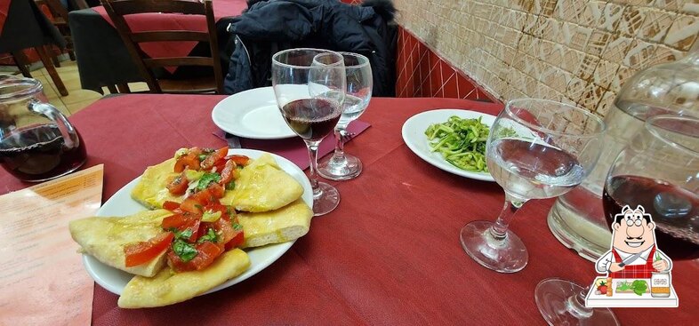 Pizzería La Vecchia Roma, Roma, Via Leonina - Carta del restaurante y ...