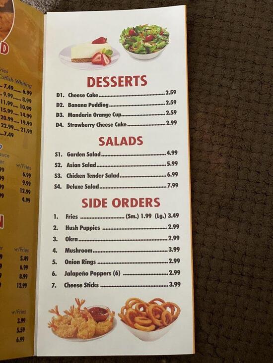 Menu at Super Wing fast food, Ferguson