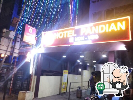 Menu at Hotel Pandian, Chennai, 103/39E