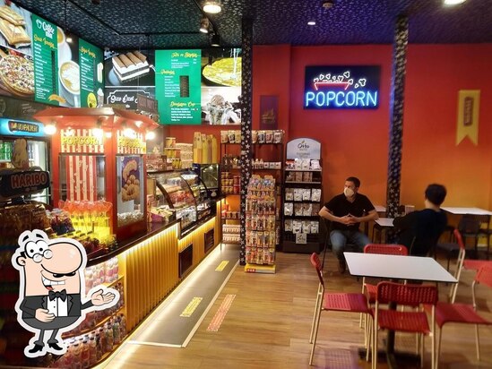 Menu at Popcorn Cafe, Istanbul