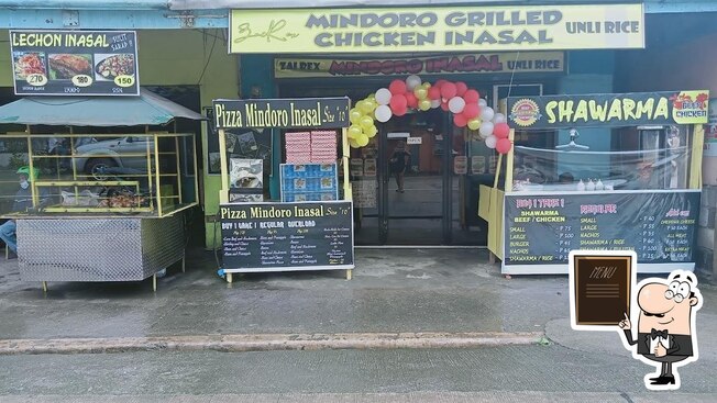 Menu at Mindoro Inasal restaurant, Roxas