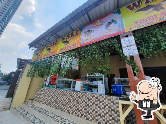Menu at Wali Foodcourt restaurant, Central Jakarta