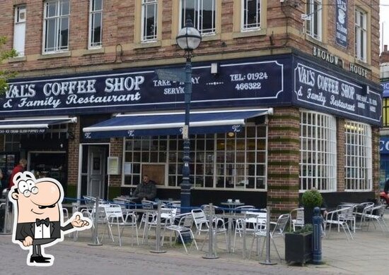 Menu at Val's Coffee Shop cafe, Dewsbury