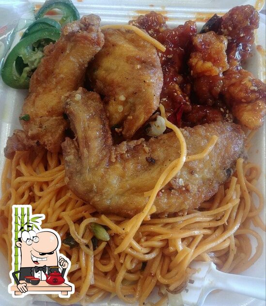Menu at China Star Express fast food, Long Beach