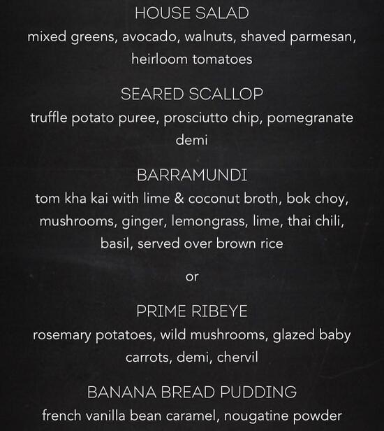 Stout's Signature at Grape Creek in Estados Unidos - Restaurant menu ...