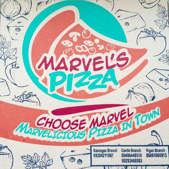 Menu at Marvel's Pizza Sto. Tomas, Branch pizzeria, Tanauan
