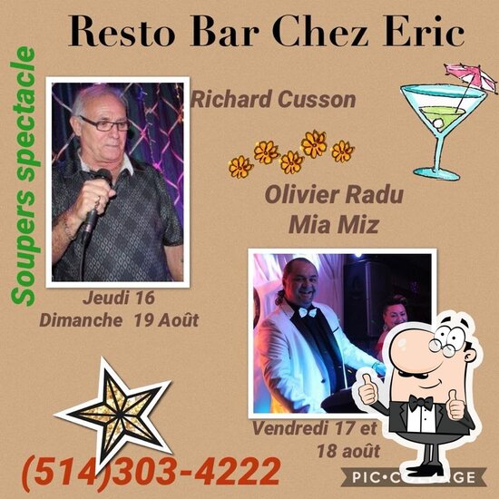 Menu at chez eric brossard pub & bar, Brossard