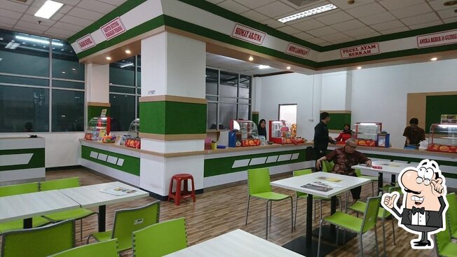 Menu at BeKēN Food Corner cafeteria, East Jakarta