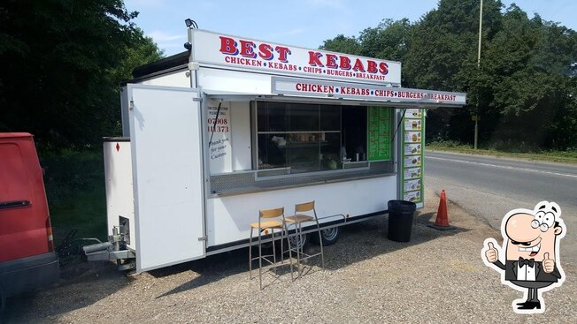 Menu at Best Kebab Van Odiham fast food, Hook