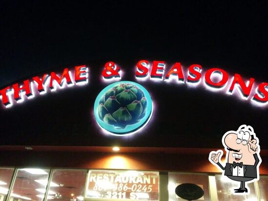 Menu at Thyme & Seasons Restaurant, Bountiful