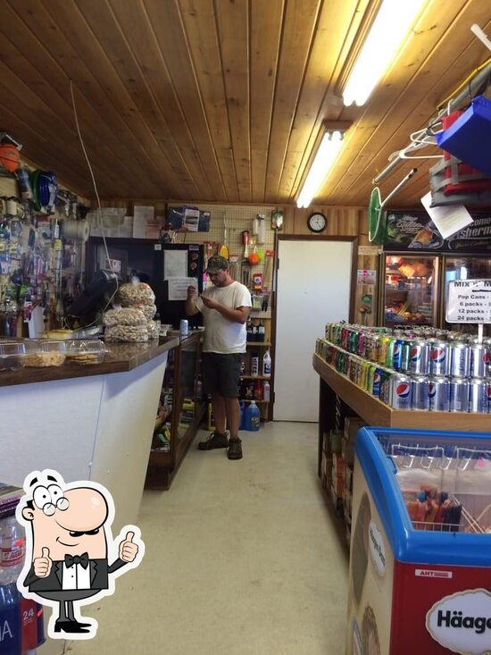 Menu at Trail's Edge General Store cafe, Currie