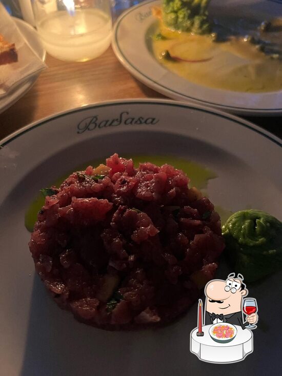 Menu at Bar Saša, Belgrade, Gospodar-Jevremova 40