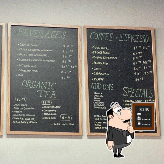Menu at Blackjack's restaurant, Dublin