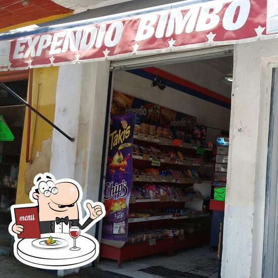 Menu at Expendio Bimbo Revolución, Chicoloapan de Juárez