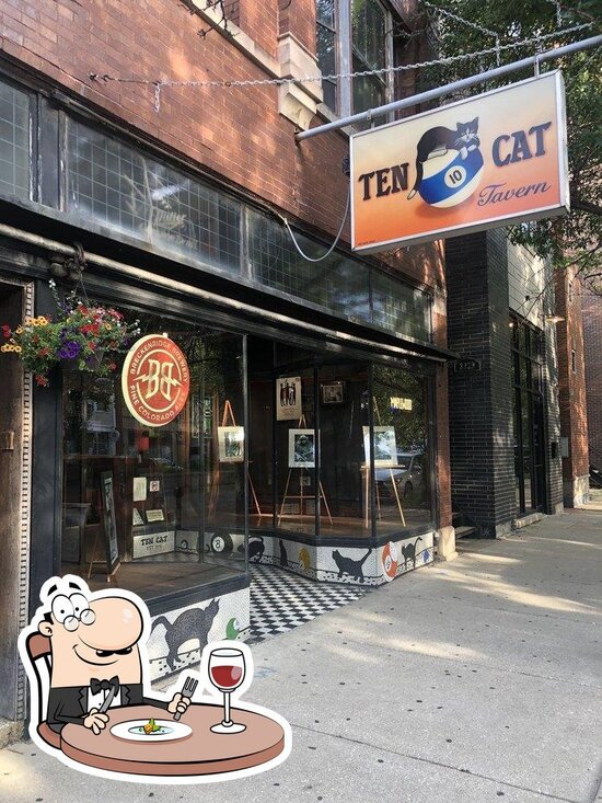 Menu at Ten Cat Tavern pub & bar, Chicago