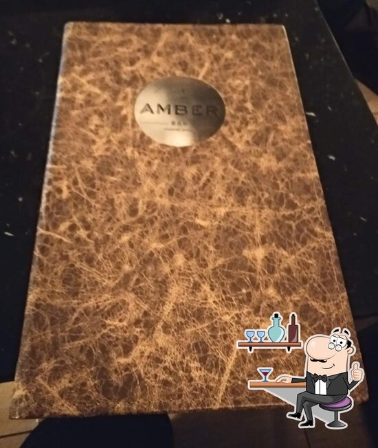 Menu at Amber Bar, Rosario