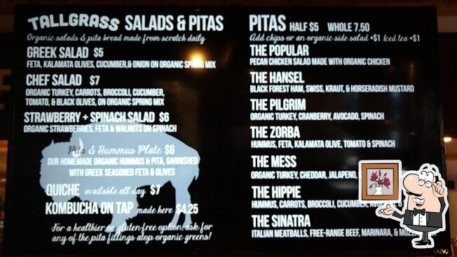 TallGrass Bar and Grill, Harrison - Restaurant menu, prices and reviews