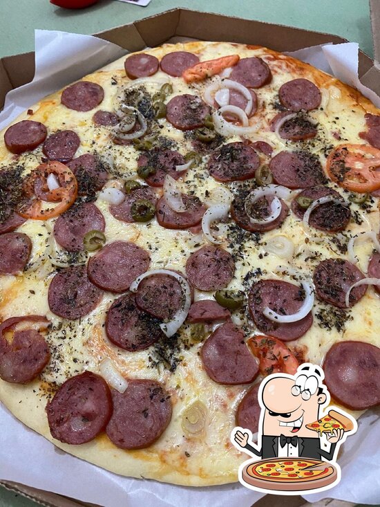 Menu at Master Pizza pizzeria, Manaus