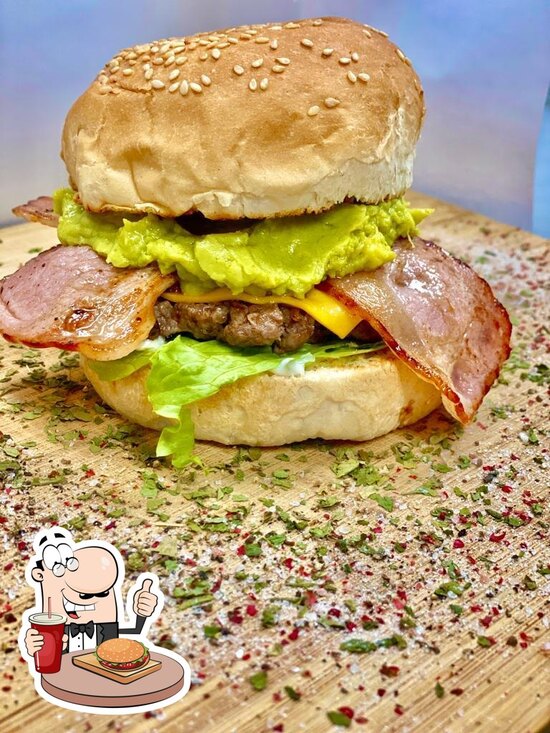 Menu at Royal Burger restaurant, Kimberley
